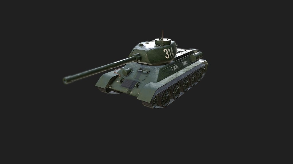 T-34 85 - Download Free 3D model by Brozuca [95ed16e] - Sketchfab