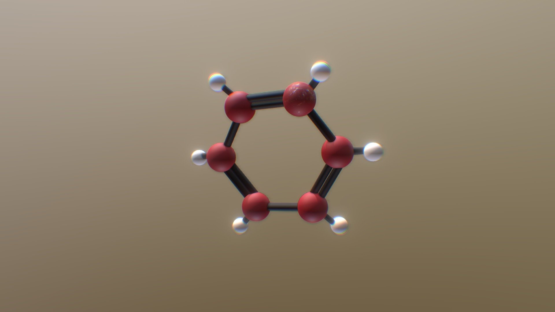 Benzene - 3D model by ayudevi [95f13dd] - Sketchfab
