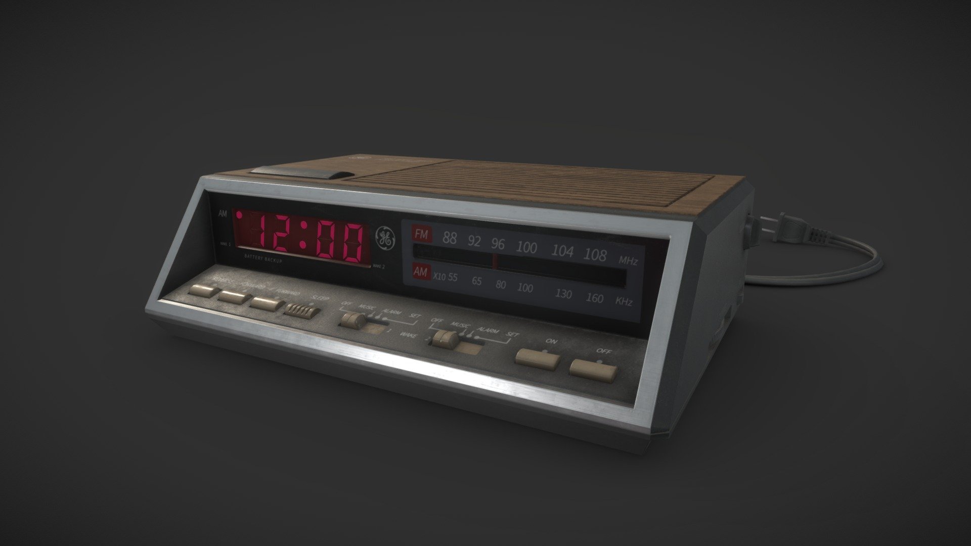 Alarm Clock - 3D model by Josafat.Gomez [95f2b40] - Sketchfab