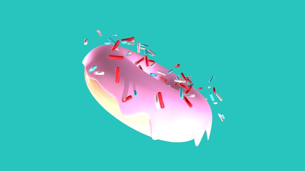 Floating donut - 3D model by adrim [95f4554] - Sketchfab