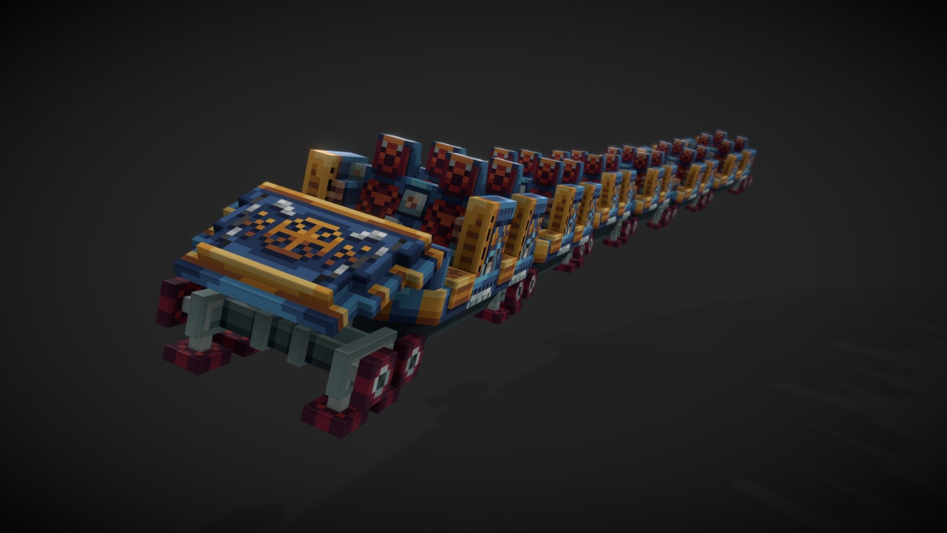 Hyperspace Mountain Train - Disneyland Paris - 3D model by ...