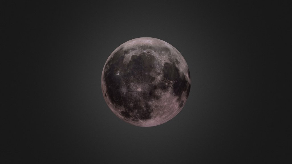 Moon 4k - 3D model by Flash My Pixel (@FlashMyPixel) [95f6c86] - Sketchfab