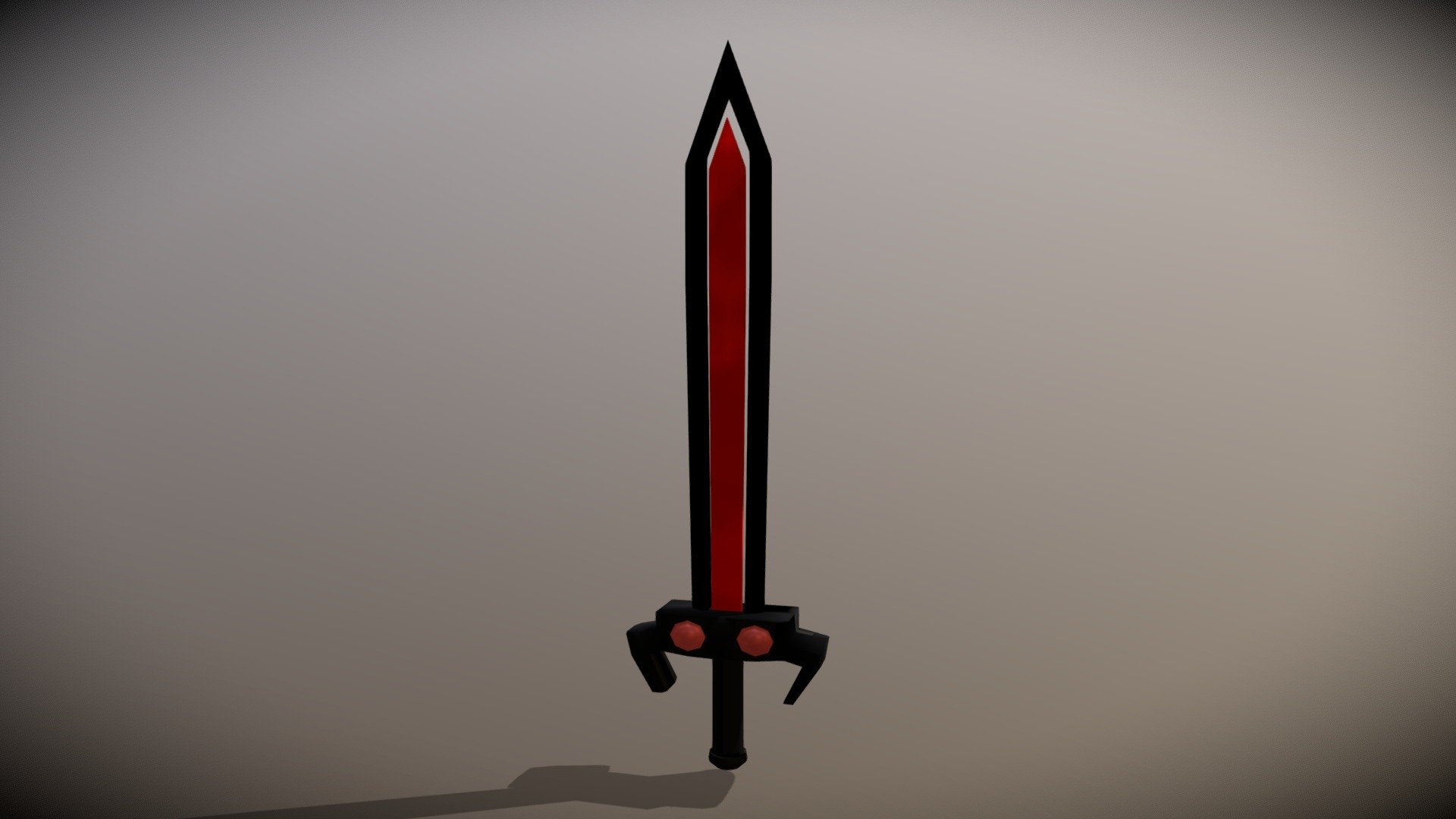 Dark Sword - 3D model by KaragatoStudios (@ZombieWasHere) [95f743c ...
