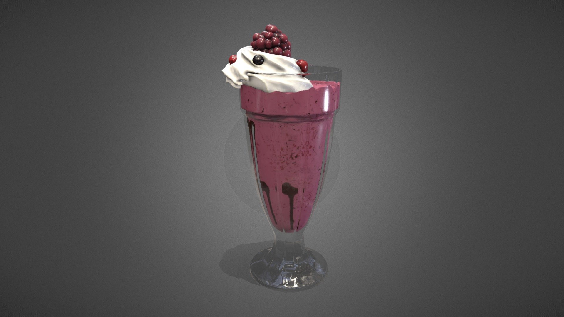 Milk shake - 3D model by abderrahman.niffer [95f7811] - Sketchfab