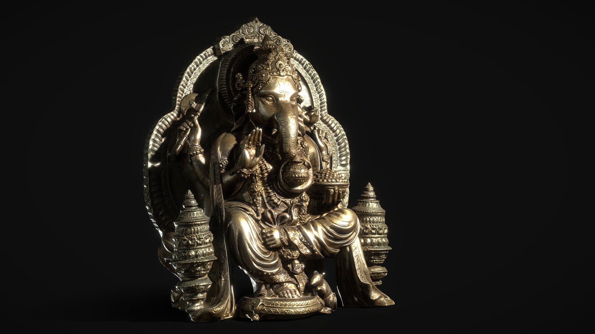 Ganesha - 3D model by schindelar3d [95f7cf9] - Sketchfab