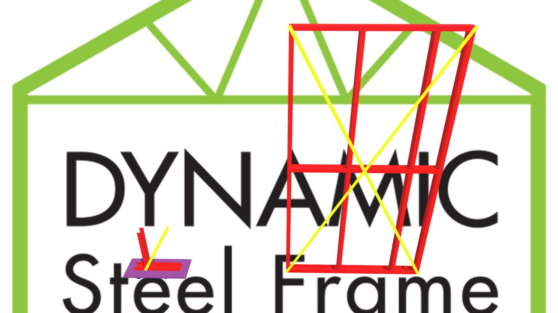 strap fixing detail steel floor - 3D model by Dynamic Steel Frame ...