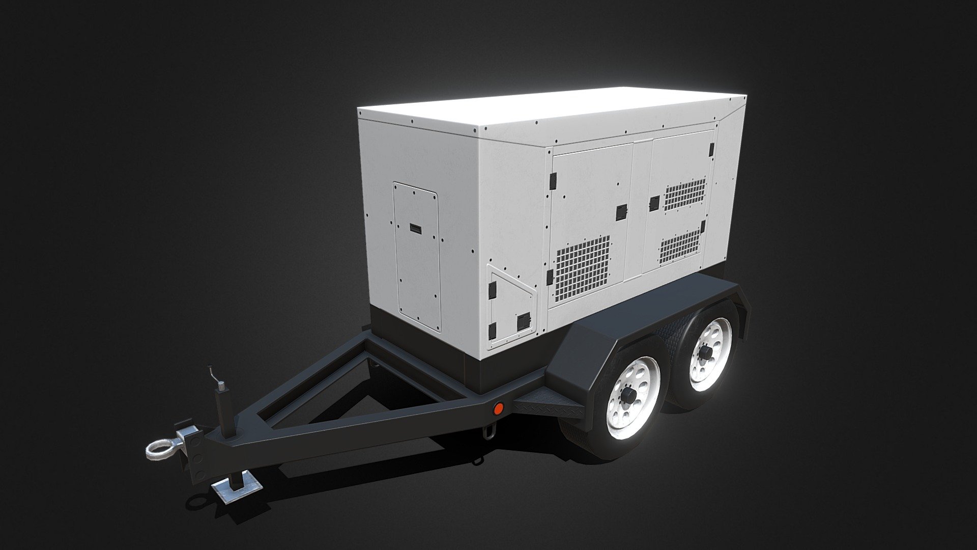 Cat XQ125 Diesel Generator - 3D model by Amonther - Dominik Jakubczyk ...