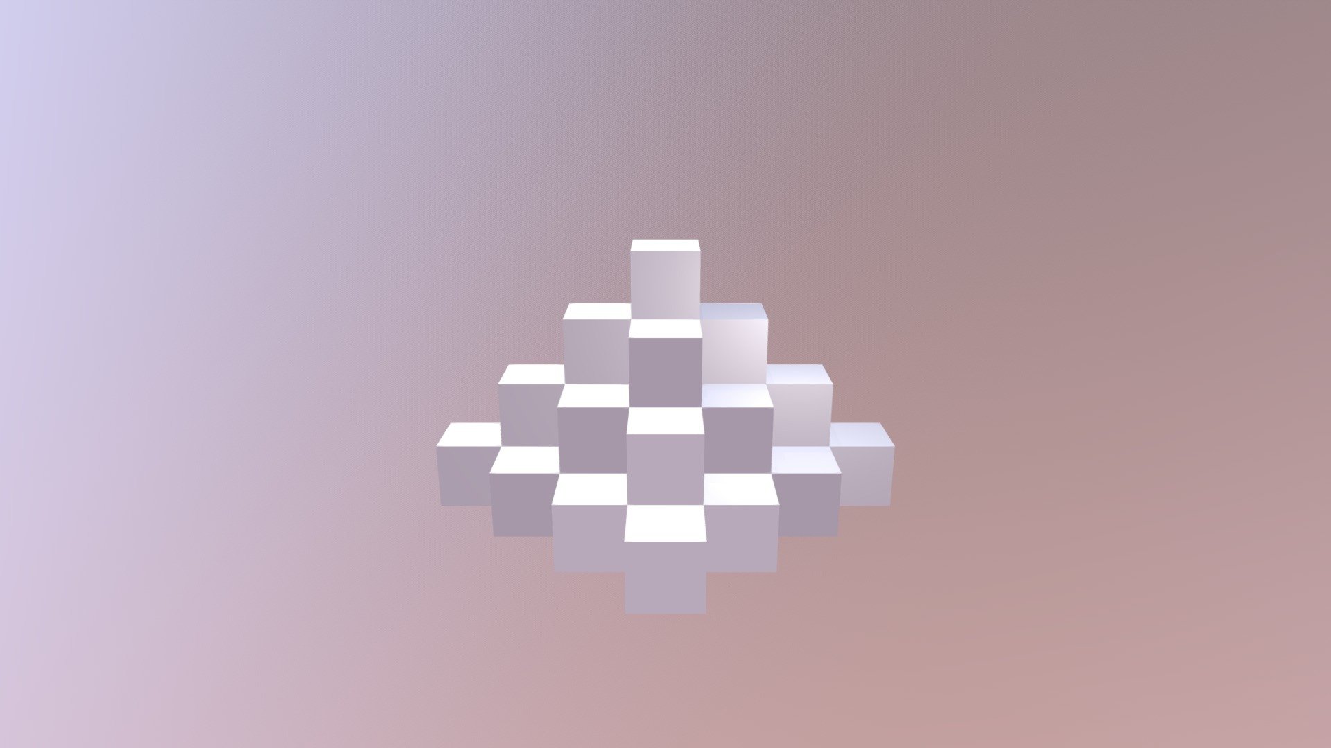 Cube Pyramid 2 - 3D model by cameroncrawford [95fb75e] - Sketchfab