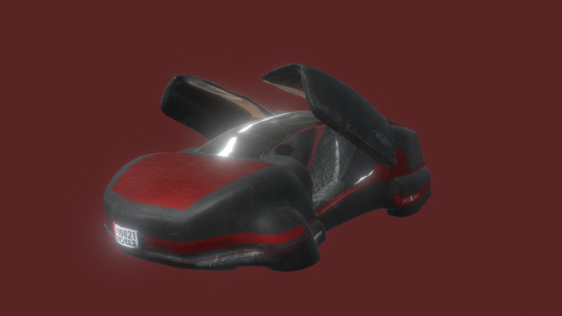 Hover-Car - Low-Poly, Sci-Fi, Game-Ready - Download Free 3D model by ...