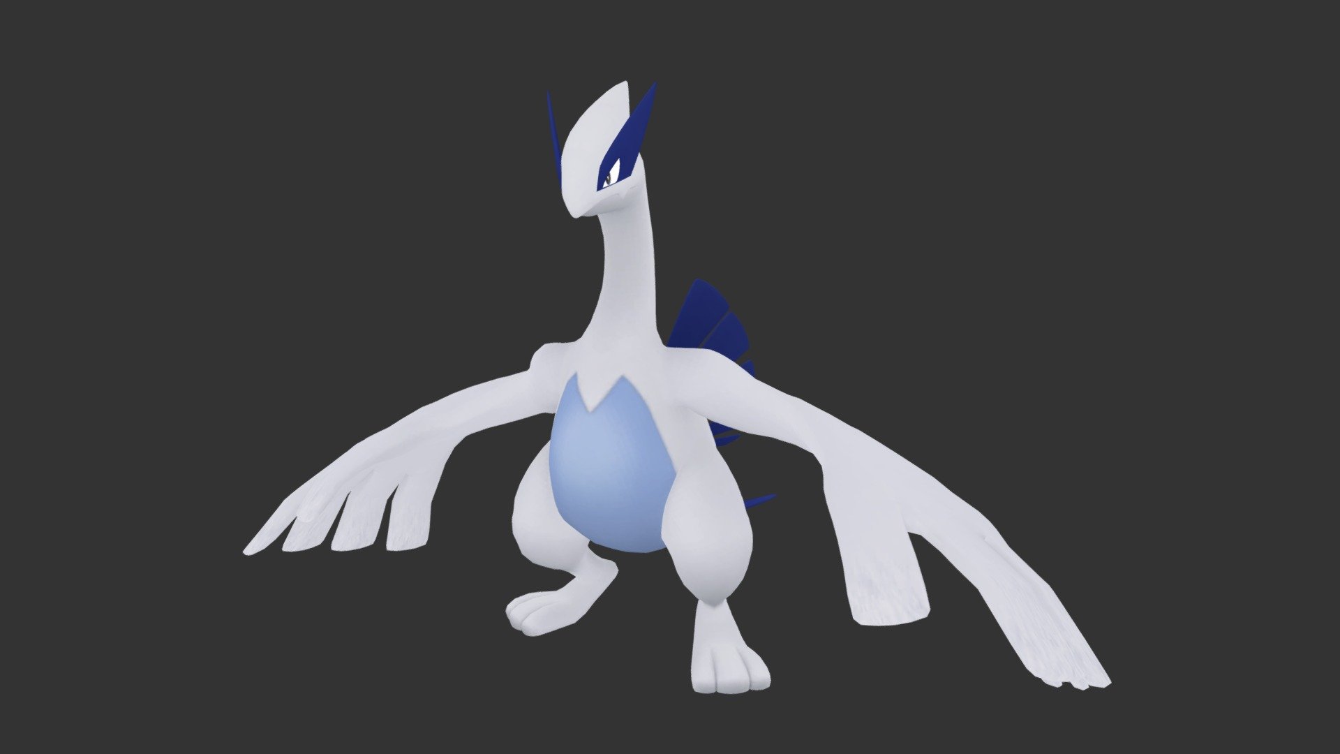 Lugia (Official) - Download Free 3D model by Mariokart07 [95fcd59 ...