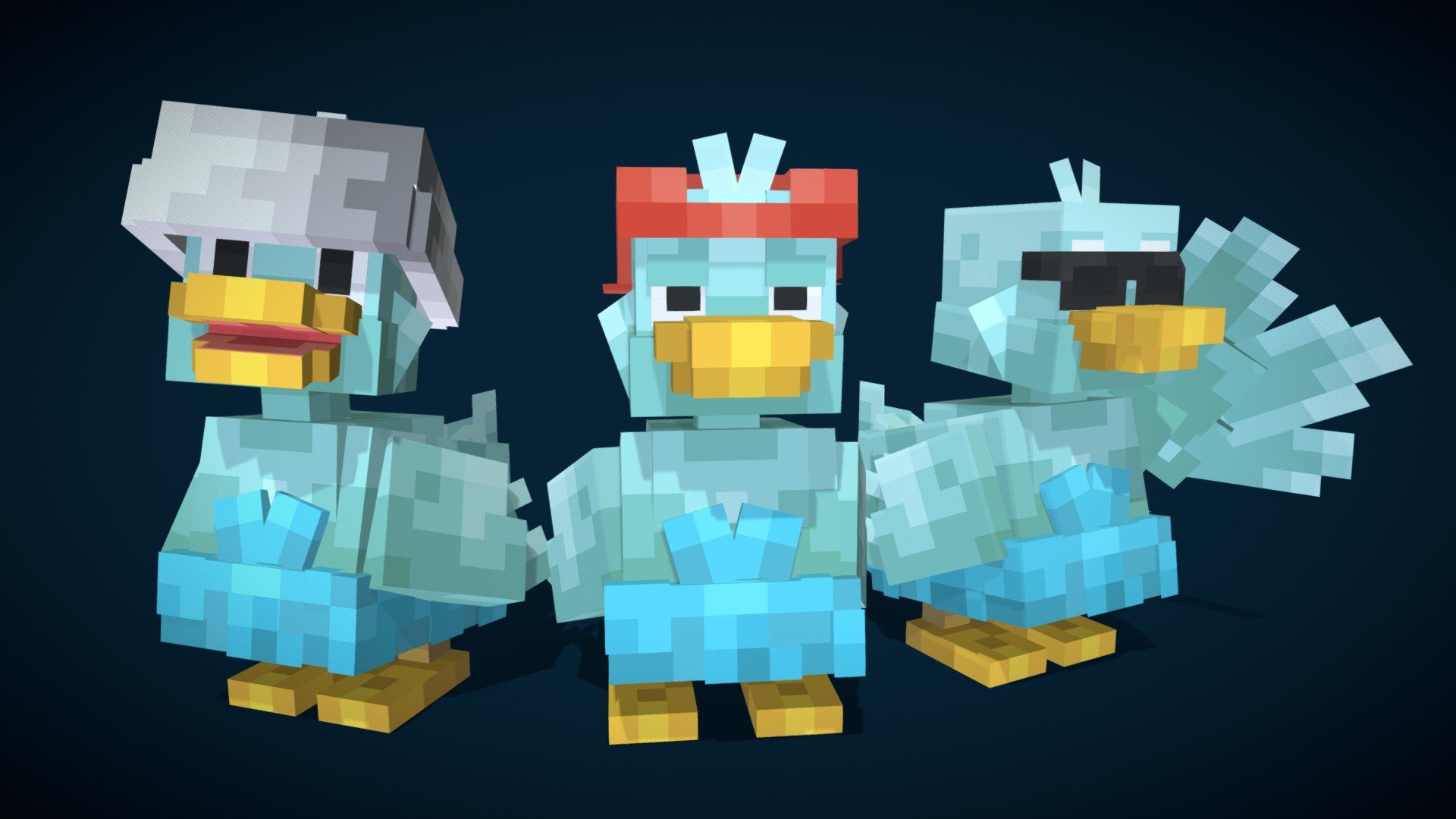 Dancing with the Ducklett Trio! - Buy Royalty Free 3D model by AGA_0 ...