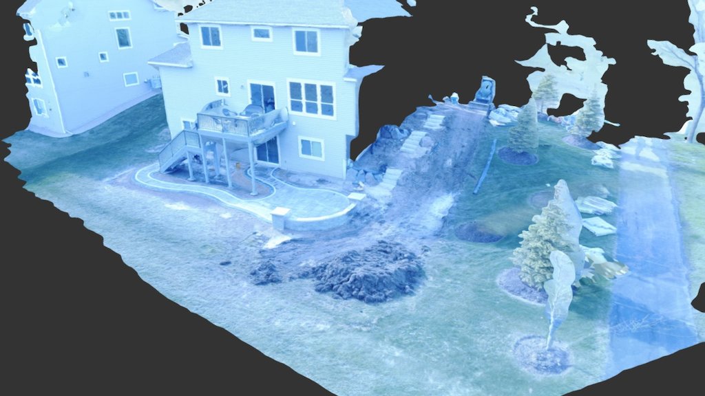 Landscaping Project Rear View - 3D model by JFD Corp (@JFDCorp ...