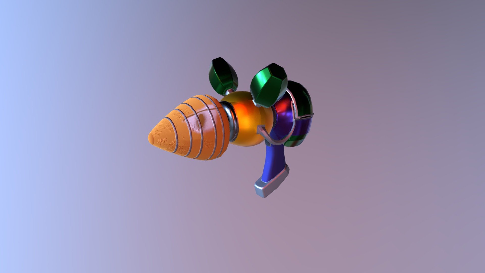 Bee-Careful gun - 3D model by Prazaath [9600a2f] - Sketchfab