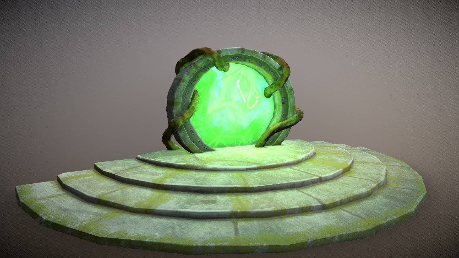 Stylized Portal - 3D model by Ashton Jensen (@ashton3ddesign) [9600d4f ...