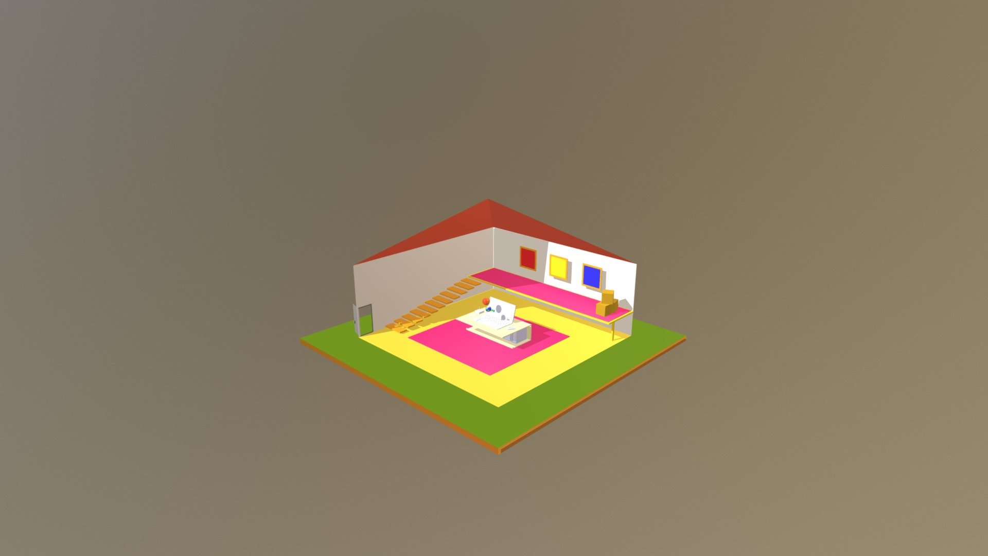 Homework ( Learn To Work From Home ) - 3D model by Marian.Alexandru ...