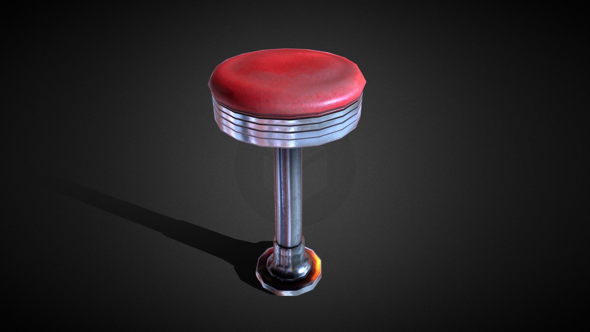 Realistic Stool - 3D model by cc_isart (@ccisart) [960418d] - Sketchfab