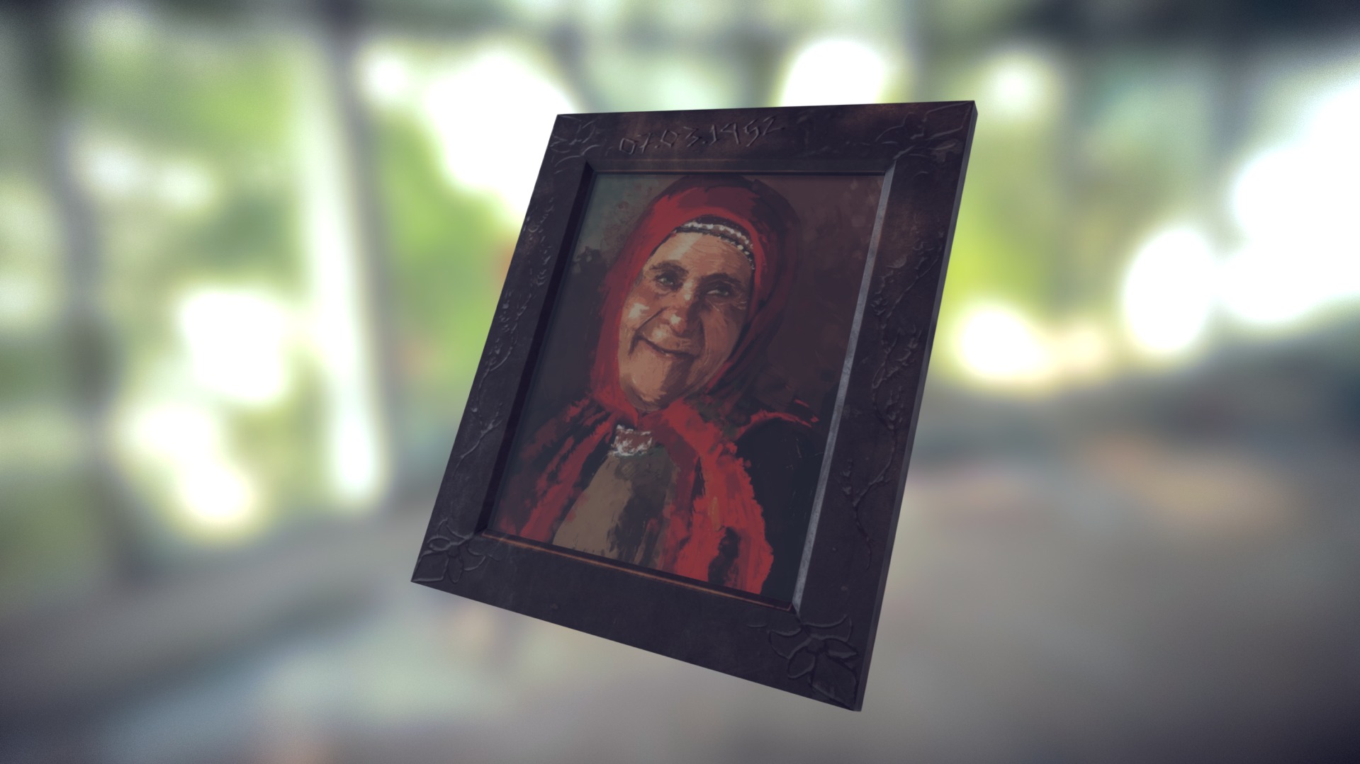 Picture Frame - Old lady Rose - 3D model by KaguKin [9604b2c] - Sketchfab