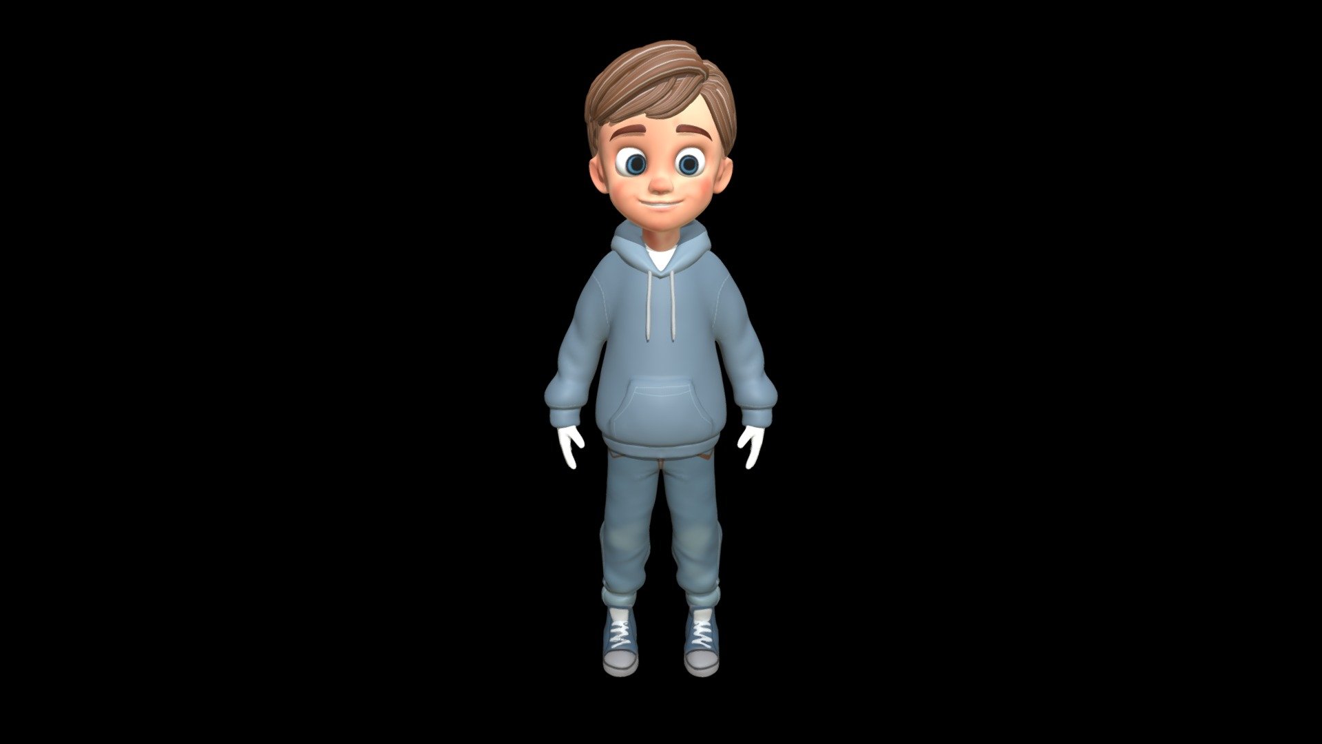 Stylized_kid - 3D model by serou [9604f62] - Sketchfab