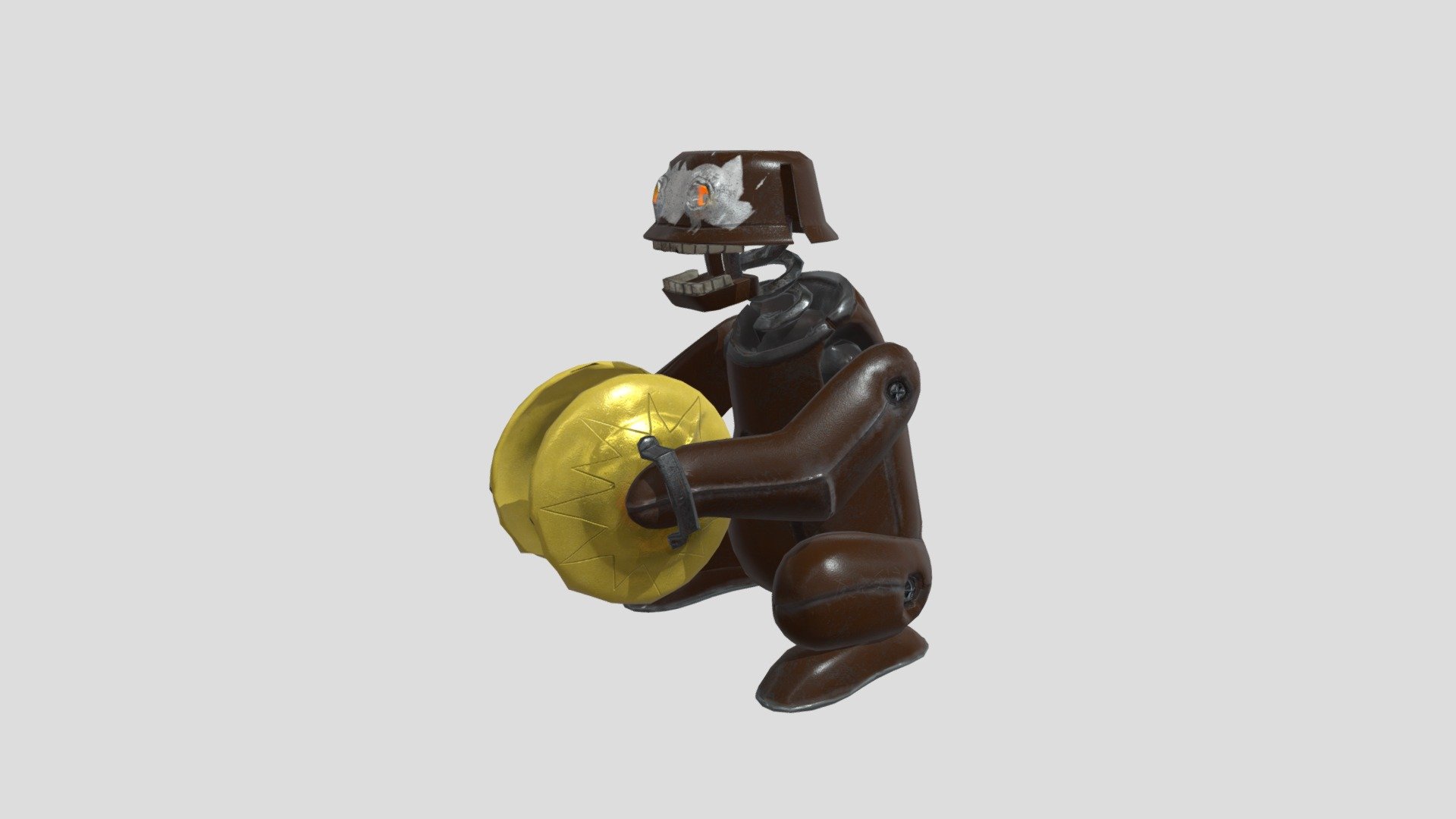 Robot Bomb - 3D model by Bita Bins (@bita-bins) [96059e3] - Sketchfab