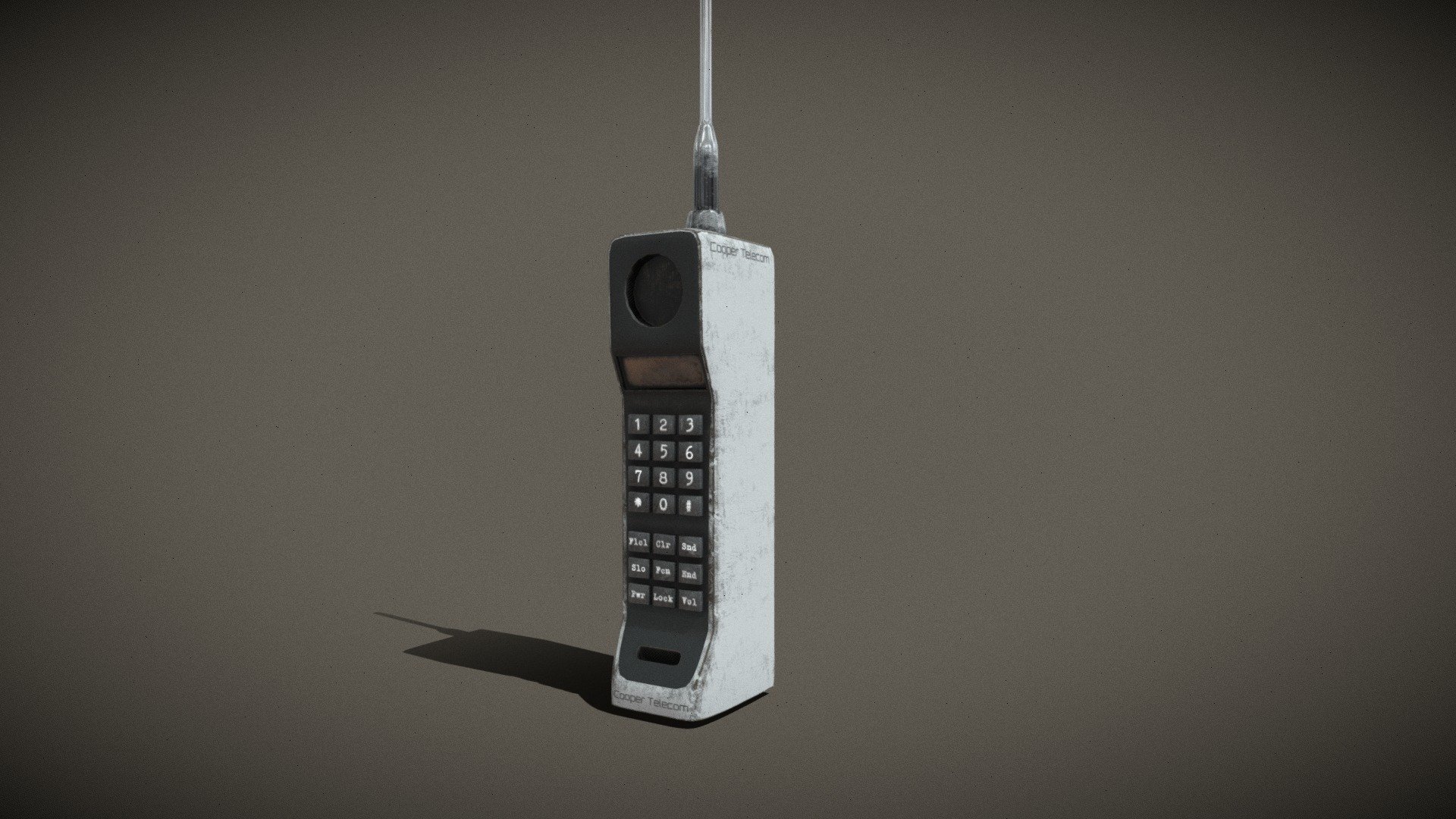 80's Mobile Telephone Handset - Download Free 3D model by Kaden Cooley ...