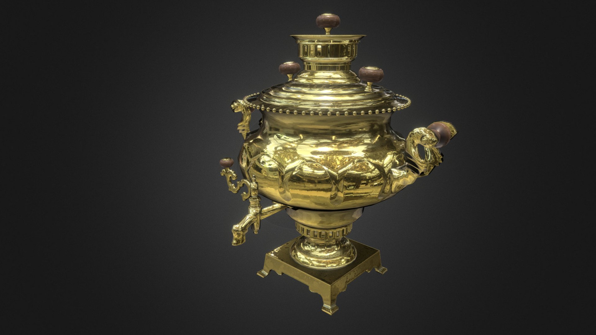 Samovar - 3D model by smertovisor [96079a4] - Sketchfab