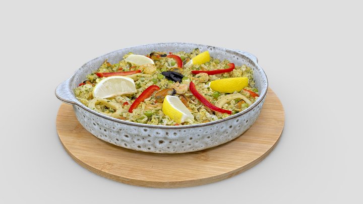 Paella 3D models - Sketchfab