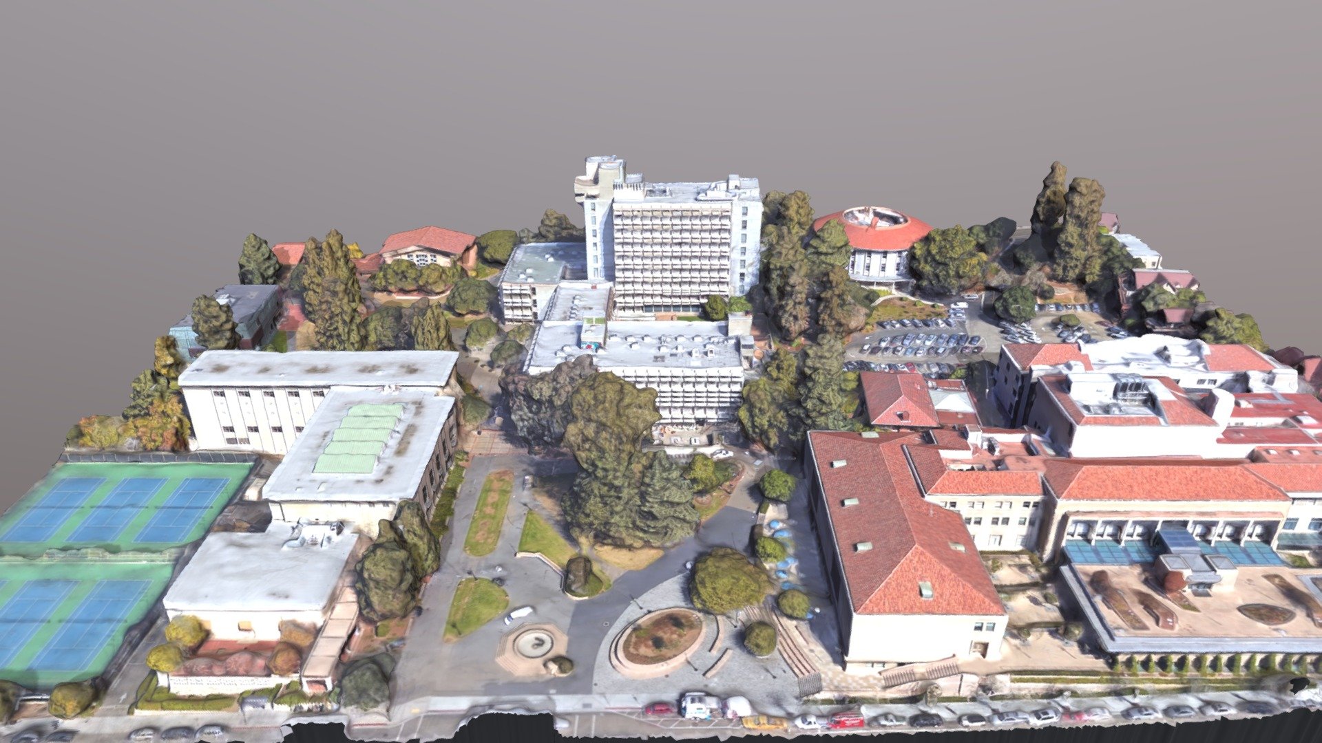 Wurster Hall, U.C. Berkeley - Download Free 3D model by diffdaff ...