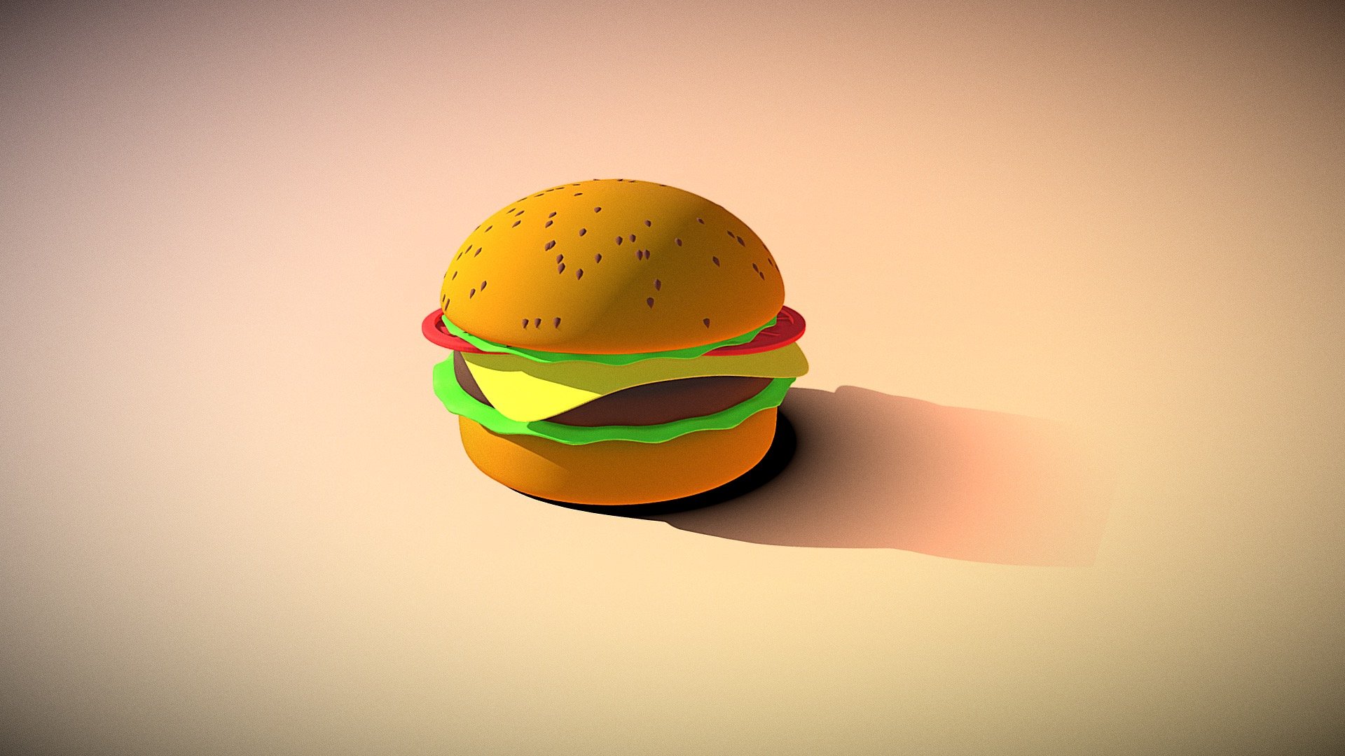 Cartoon Cute Burger - Download Free 3D model by Motionsparrow ...