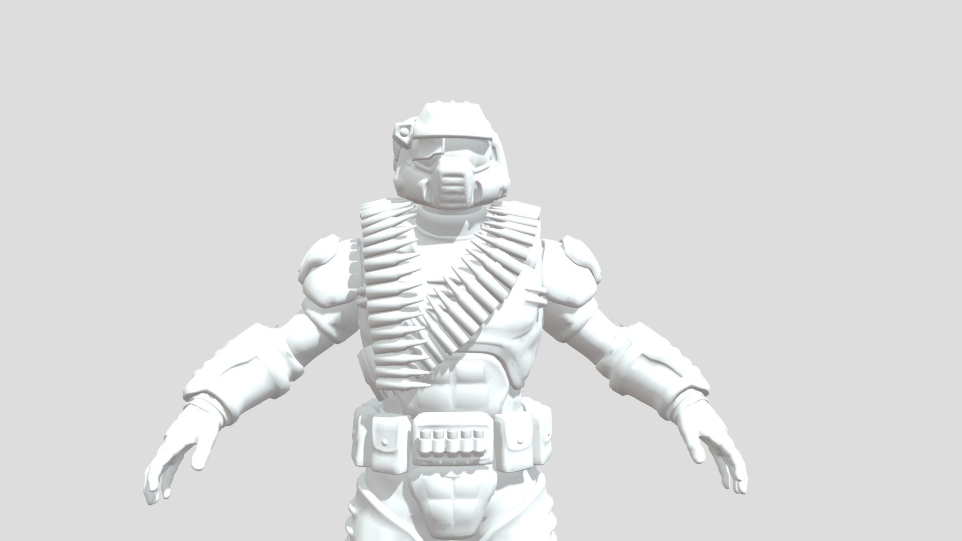 Doomguy - Download Free 3D model by cadki3334 [960e397] - Sketchfab