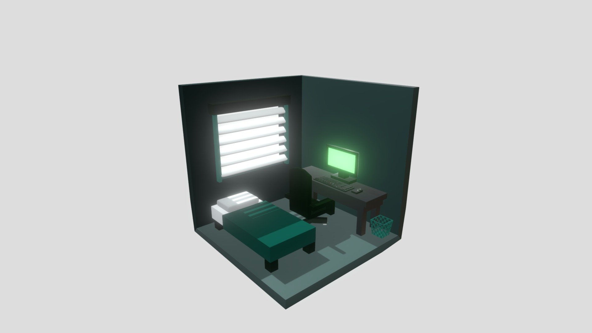 Gamer room - Download Free 3D model by Daniel Chávez Camargo ...