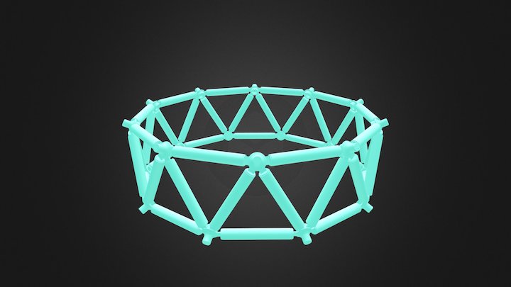 3d Decagon Shape