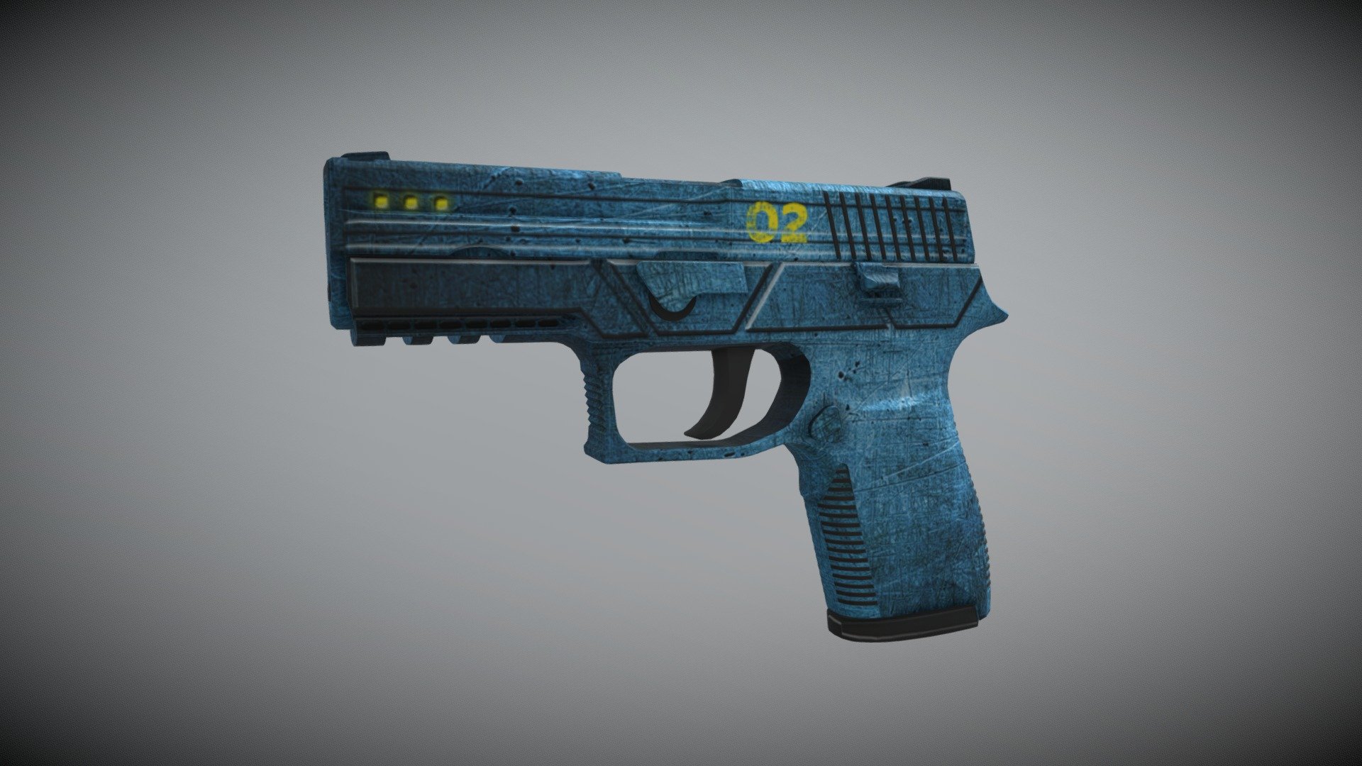 P250 - 3D model by Waille [9612983] - Sketchfab