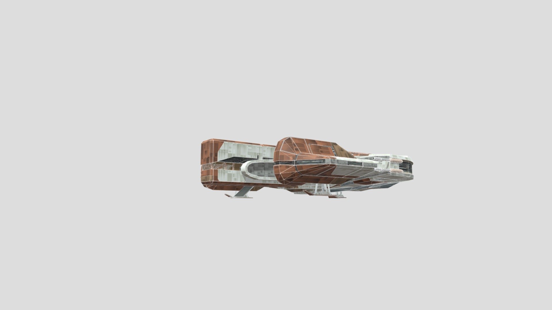 Old Republic Ebon Hawk - Download Free 3D model by Cpt.Kirk ...