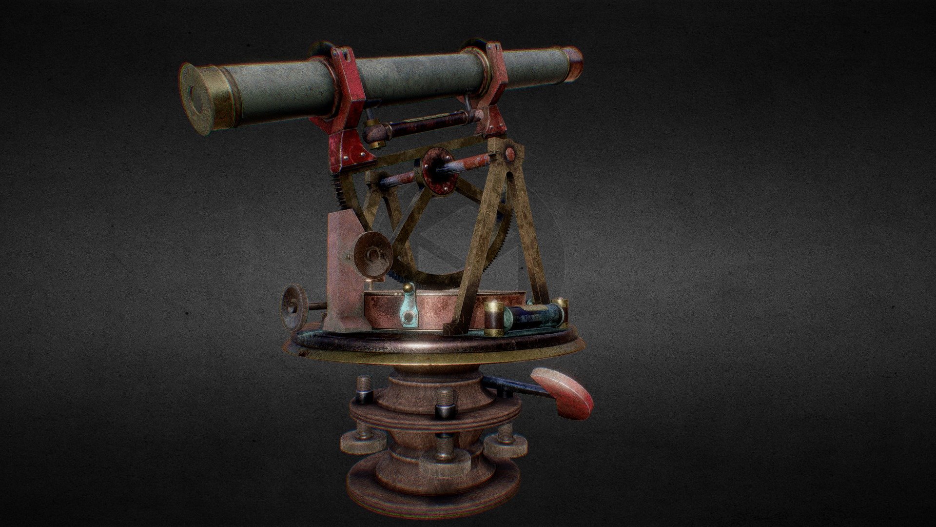 Antique theodolite - 3D model by Augusto Papagno (@augusto.papagno ...