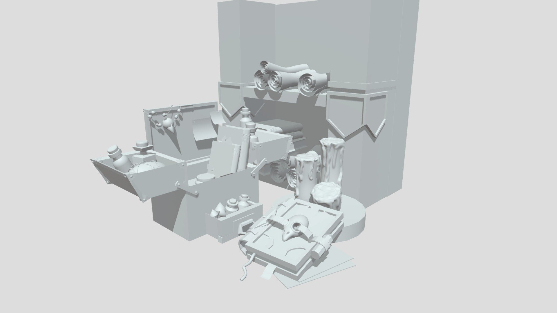 WitchBox_4_3 - 3D model by N_Vera [9614682] - Sketchfab