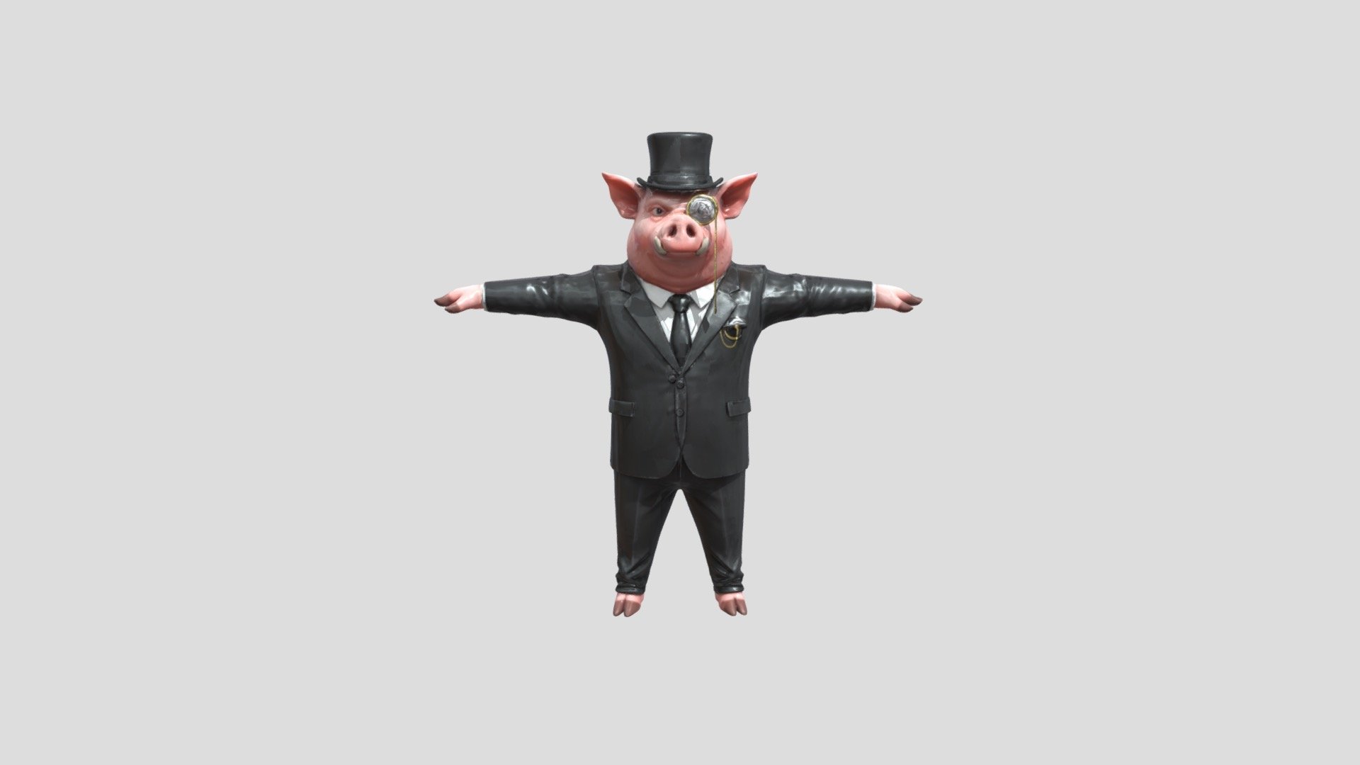 Aristocratic Swine - 3D model by elementalis2000 [96149b3] - Sketchfab