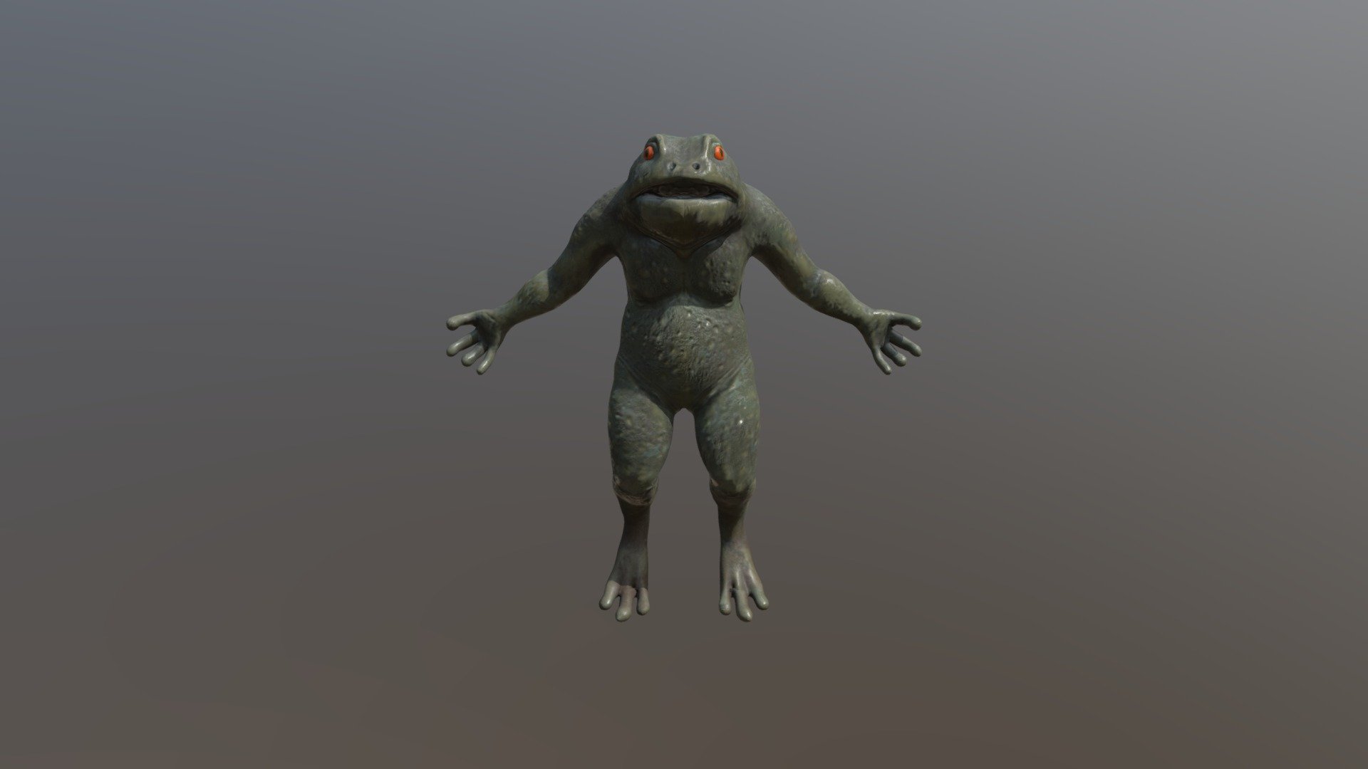 Humanoid Frog 001 - 3D model by Jelloid [9614cb5] - Sketchfab