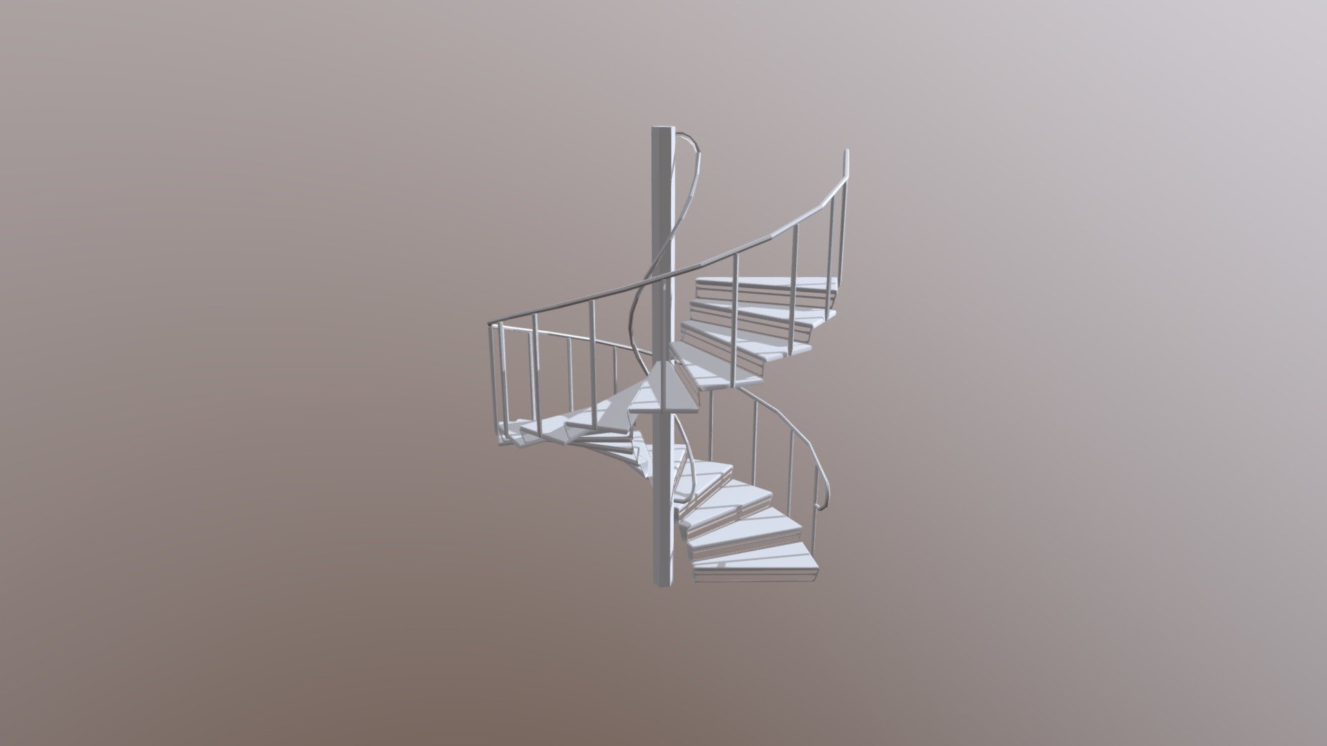 Spiral Staircase - 3D model by NathanScott94 [9615ac9] - Sketchfab