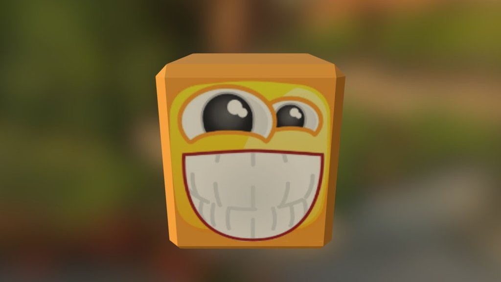 Square Smiley - Download Free 3D model by kingofdubs [96196c8] - Sketchfab
