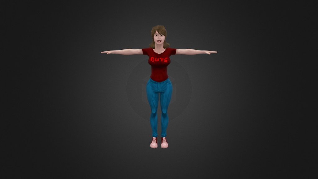 Woman V4 - 3D model by Flux Freelas (@fluxfreela01) [961be9b] - Sketchfab