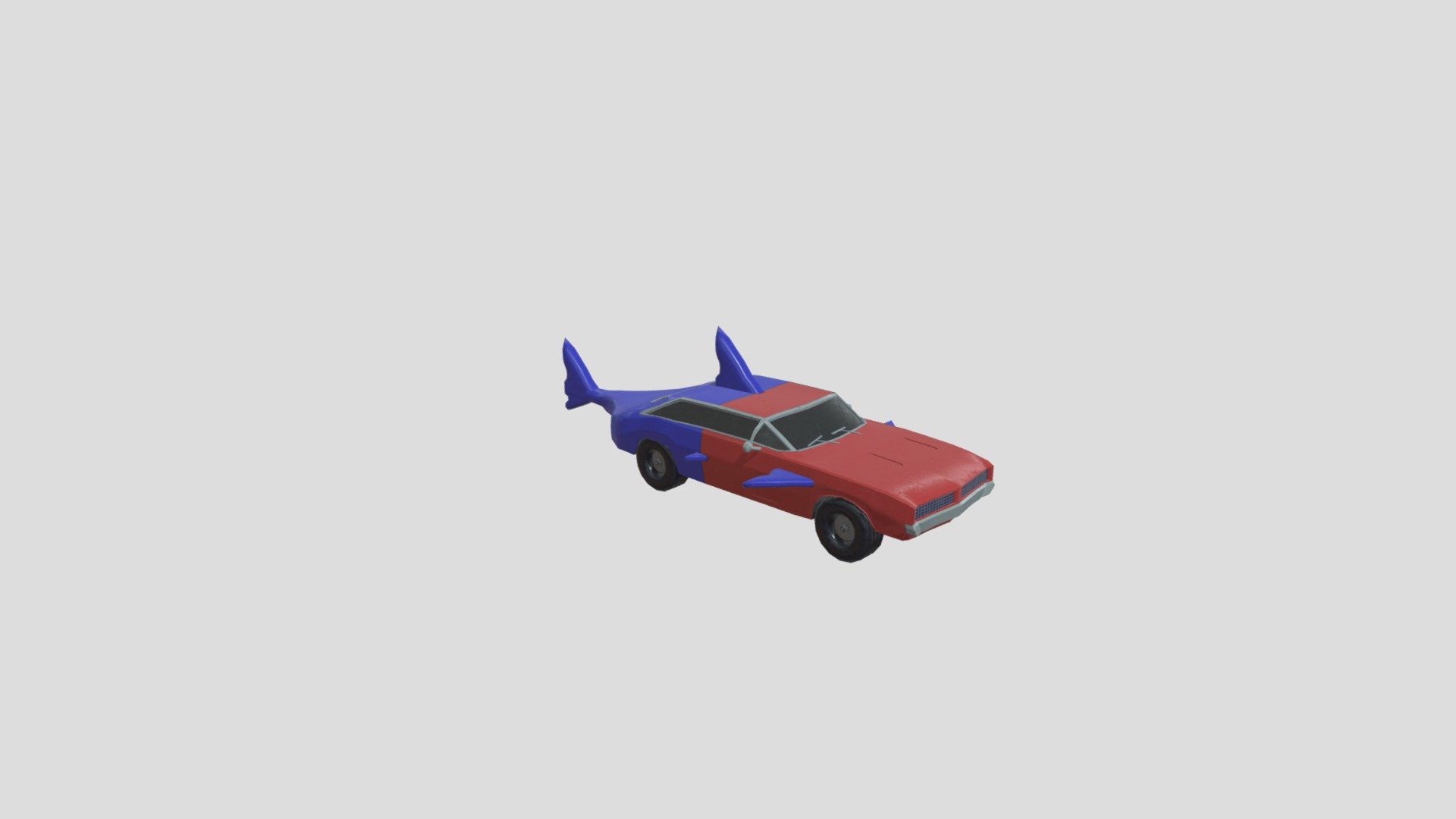 Road Shark - Download Free 3D model by Soline Carton (@Soline_Carton ...