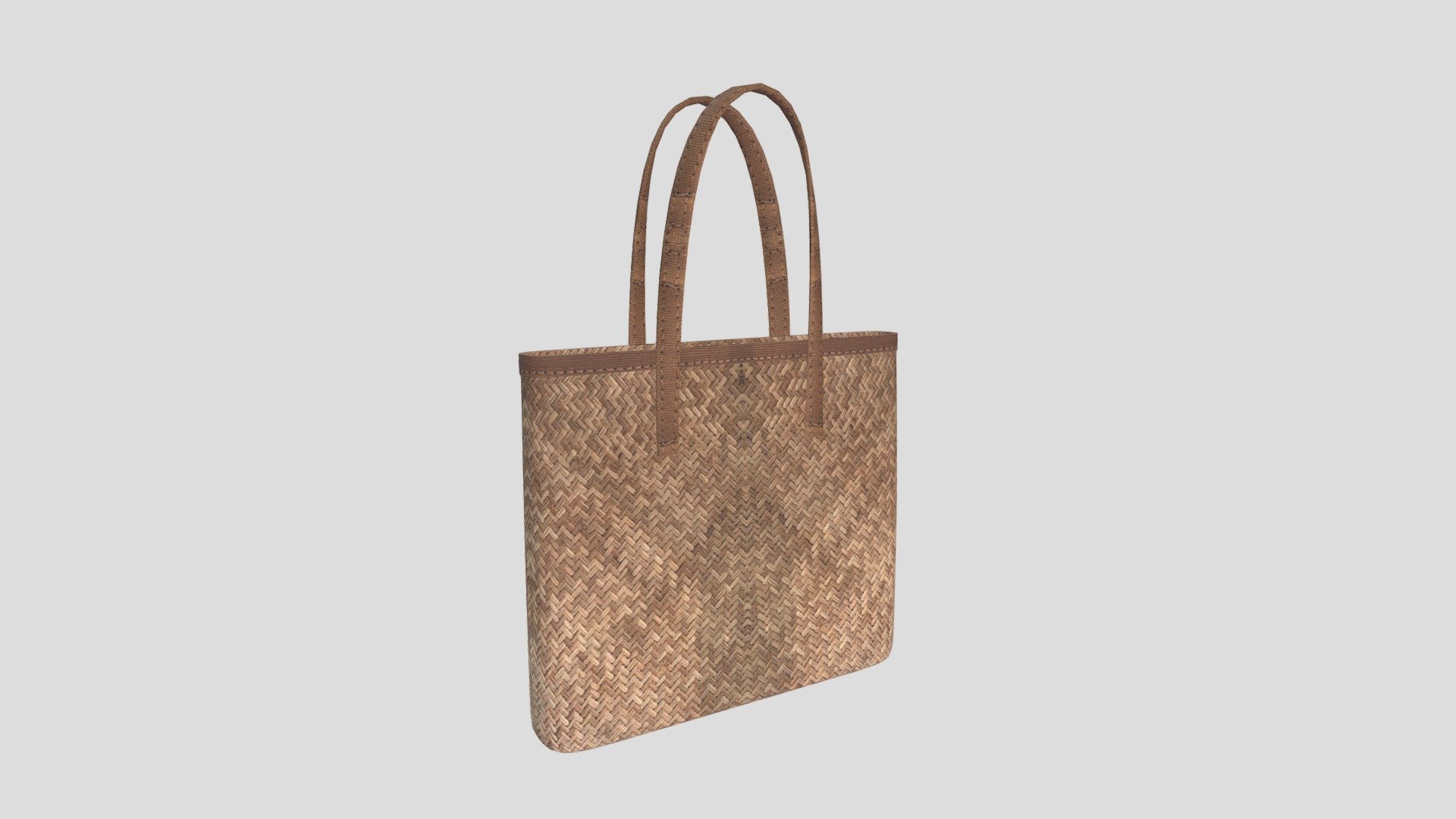 Rattan Tote Bag (EMP (SBH) 27E) - Download Free 3D model by ...