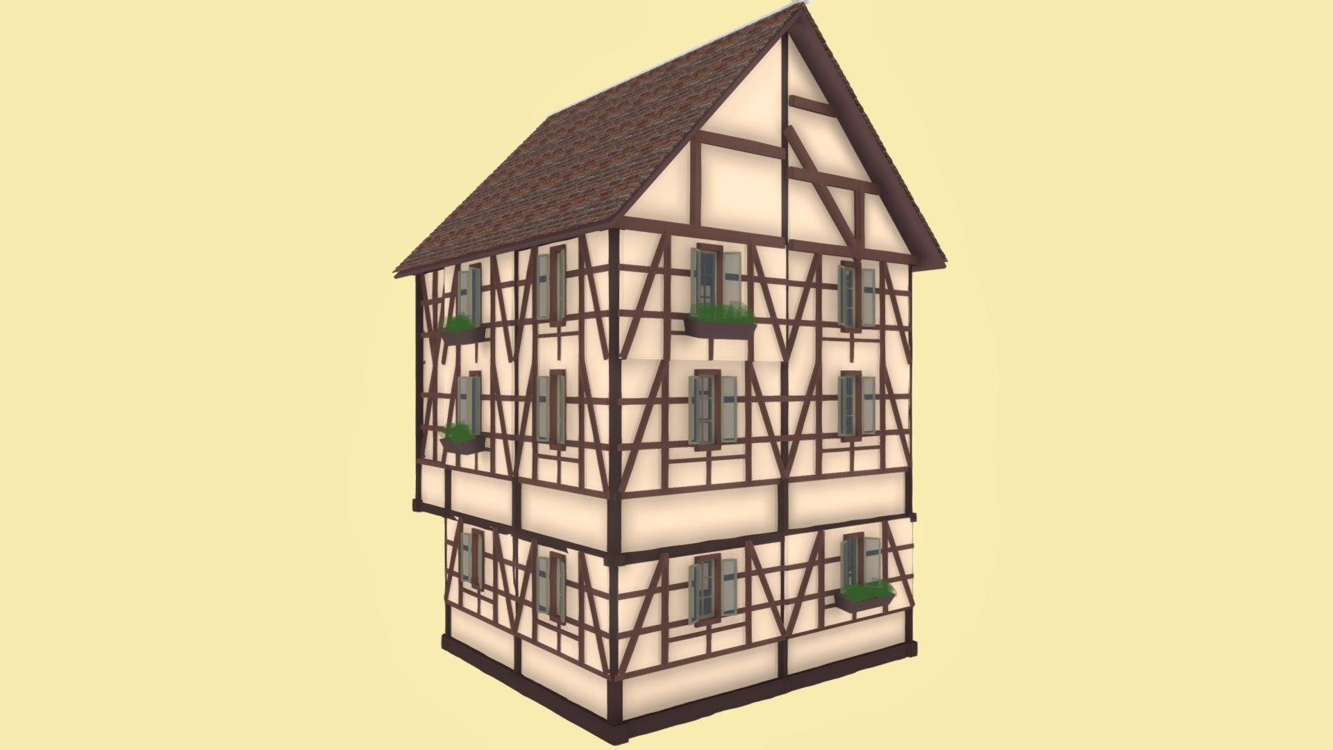 medieval building #1 - Download Free 3D model by CGCOOL (@Youcef.Solo ...