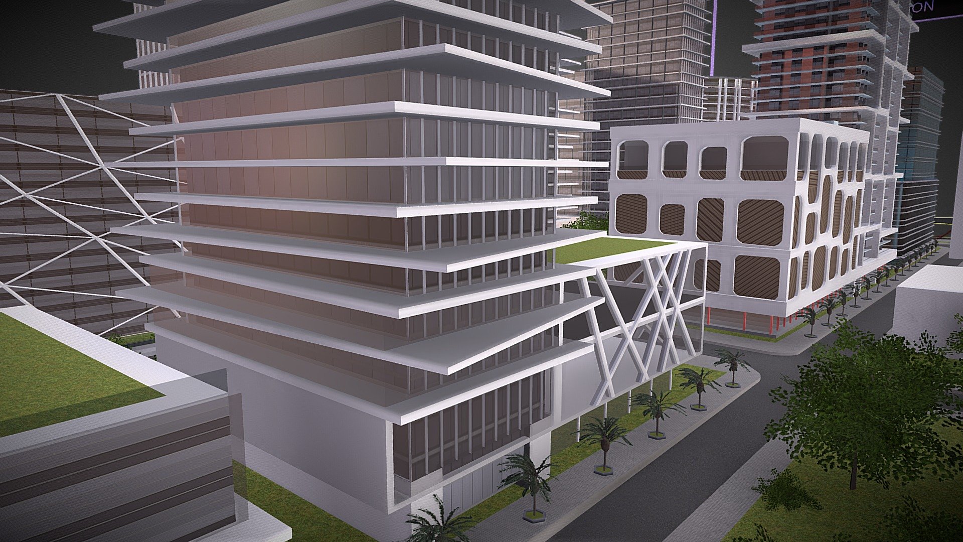 Magic City | Current - 3D model by Low Poly Models (@LowPolyModelsWorld ...