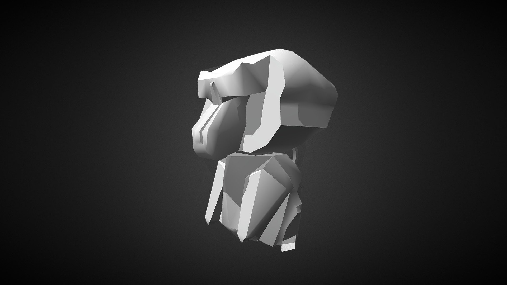 Monkey - 3D model by Arthur Fierfort (@nosu) [962023e] - Sketchfab