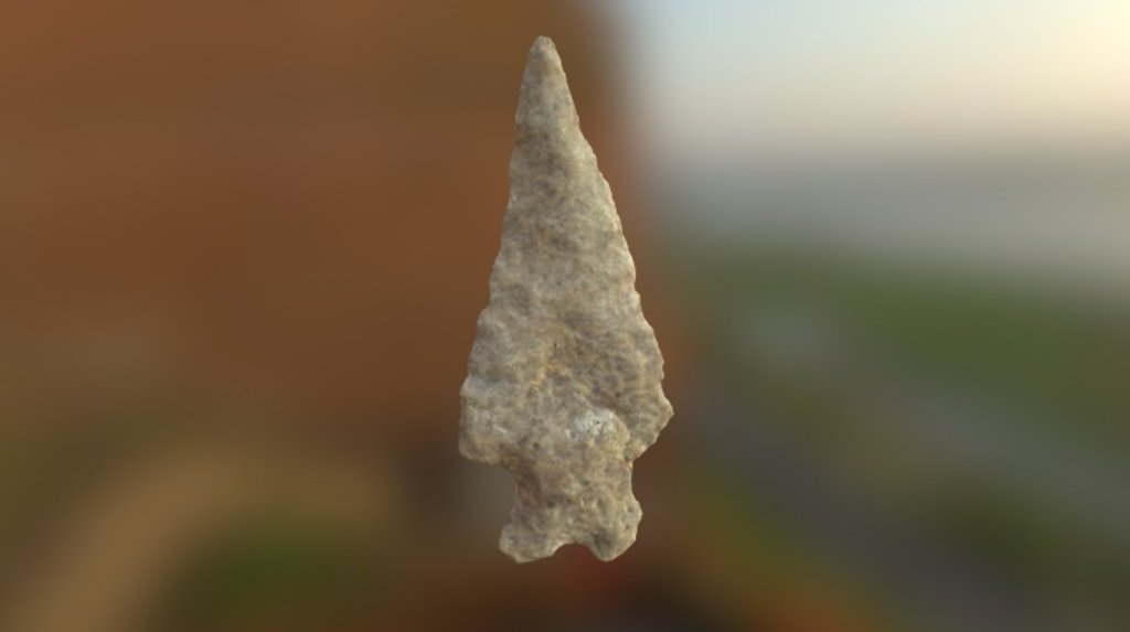 Quartzite Stemmed Biface (VCU_3D_81) - Download Free 3D model by ...