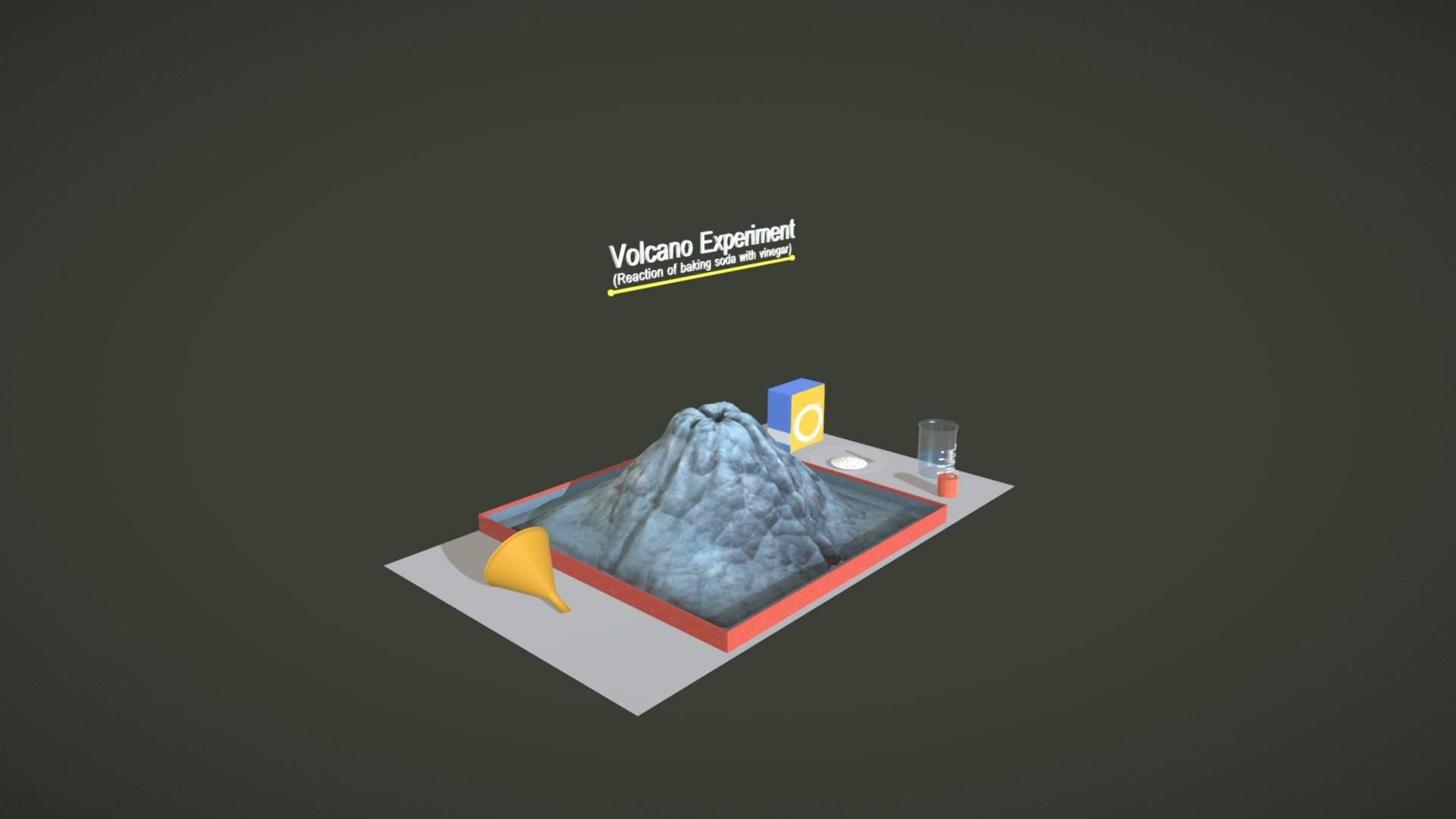 volcano-4 - 3D model by designmate-chem [9624307] - Sketchfab