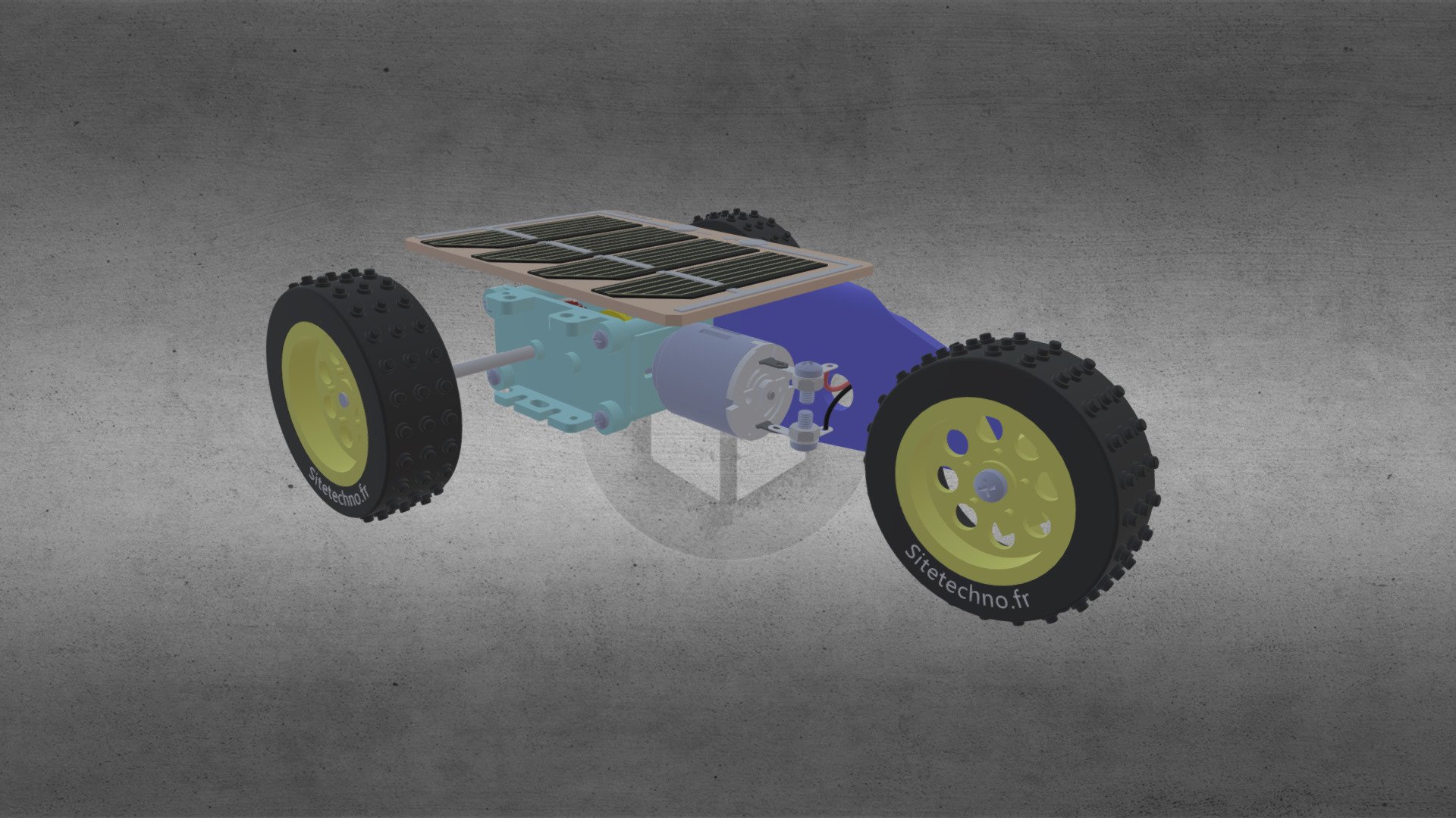 Voiture solaire - Buy Royalty Free 3D model by Sitetechno.fr [96243eb ...