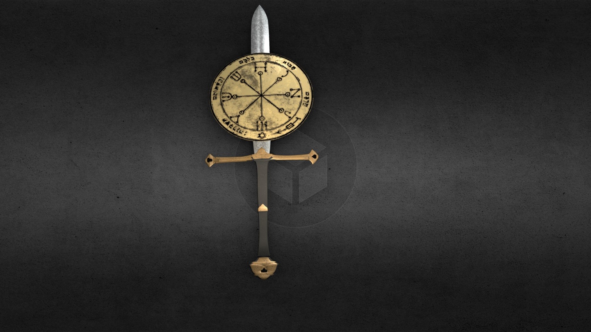 The charm sword Low Polly - Download Free 3D model by Ayesmaj [9624afc ...
