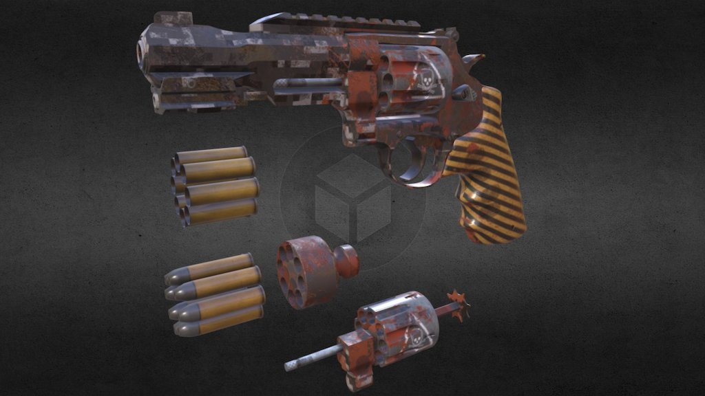 R8 Revolver | Machinery v2 - 3D model by Karti [9624e97] - Sketchfab